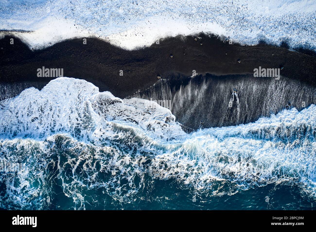Drone view spectacular waves rolling hi-res stock photography and ...