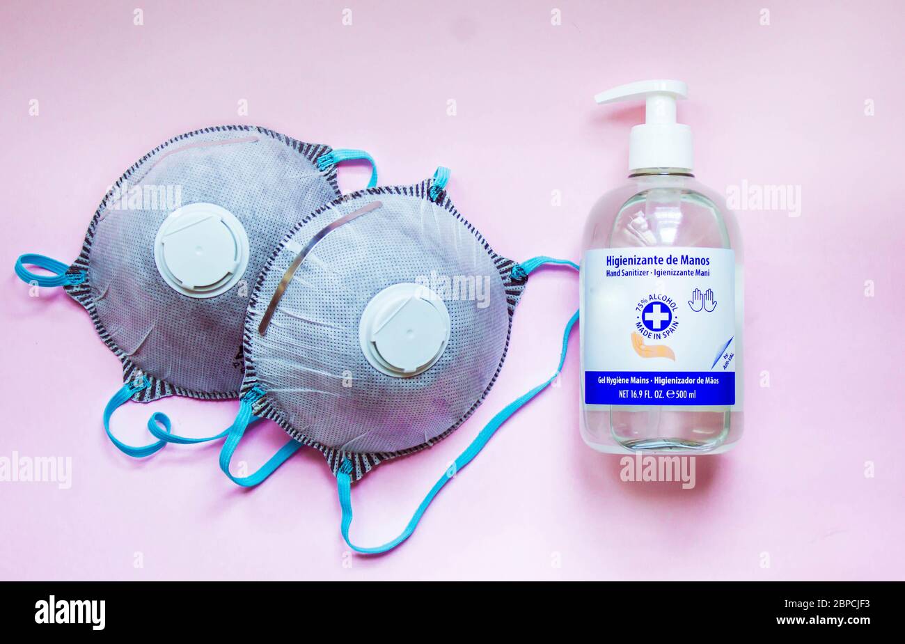 Alcohol disinfectant protective mask hi-res stock photography and ...