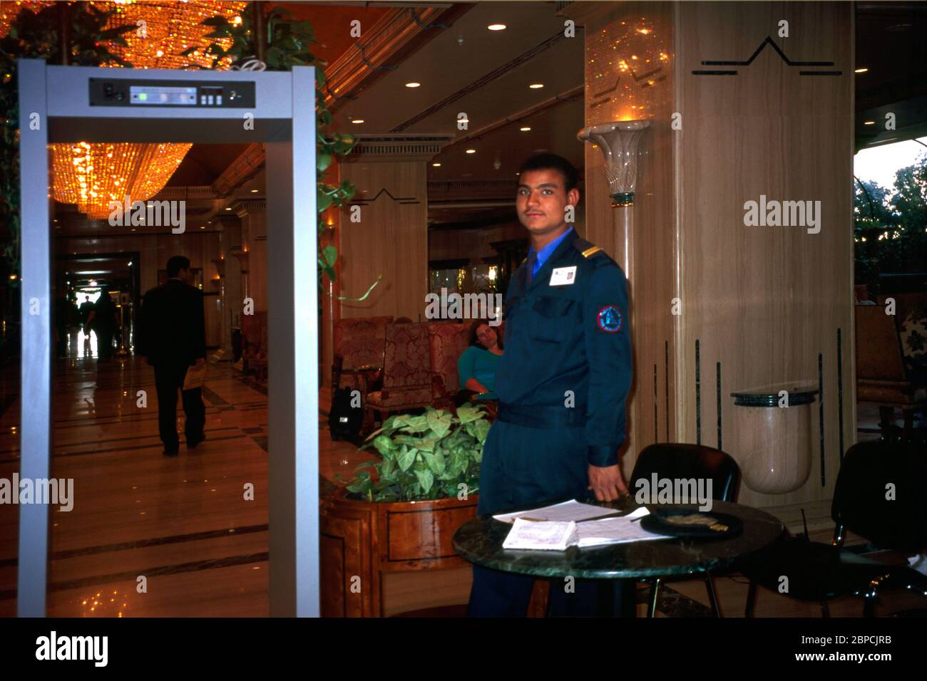 Security Desk & Arch Sonesta St George Hotel Luxor Egypt Stock Photo ...