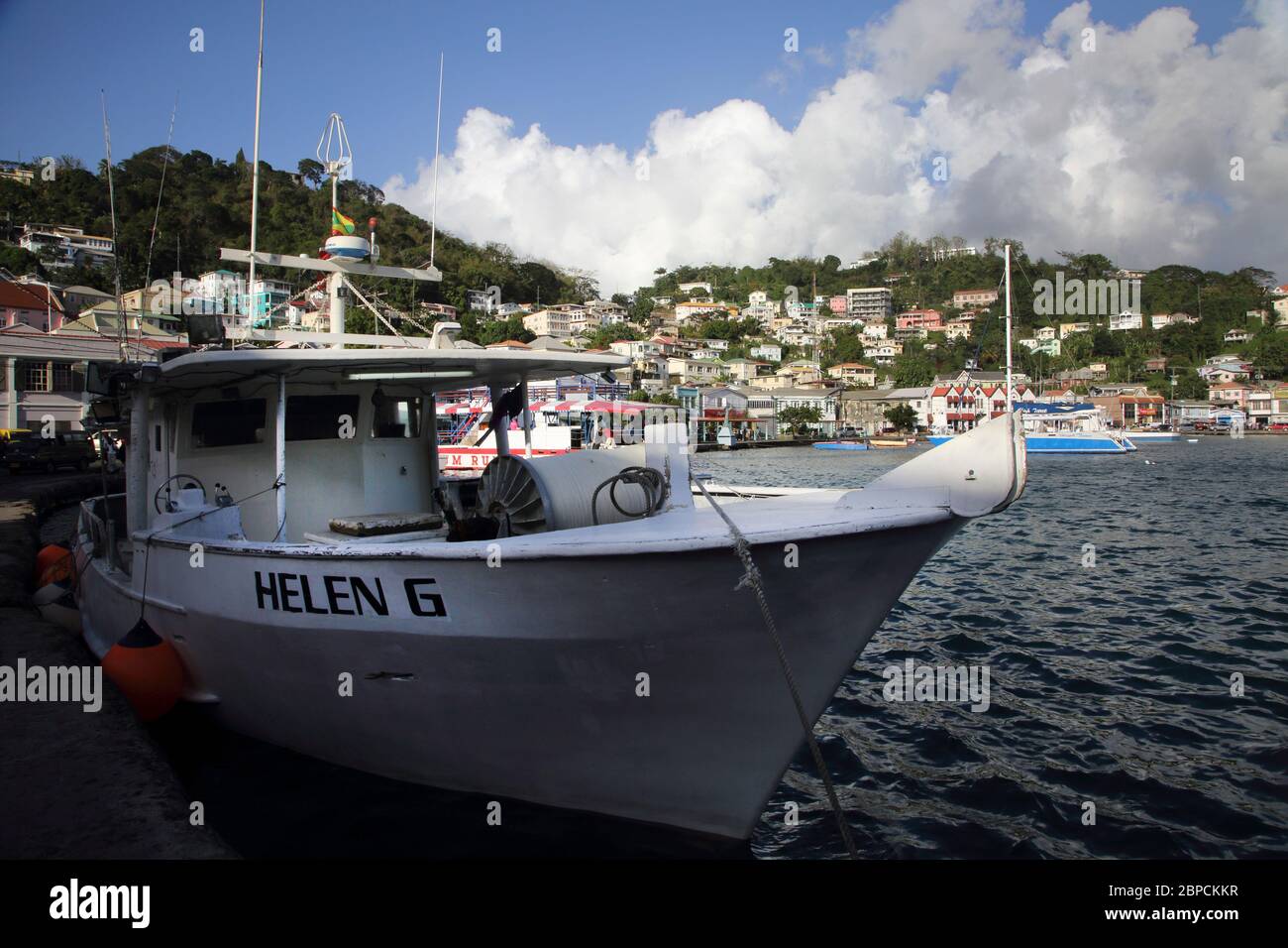Boat in harbour hi-res stock photography and images - Alamy