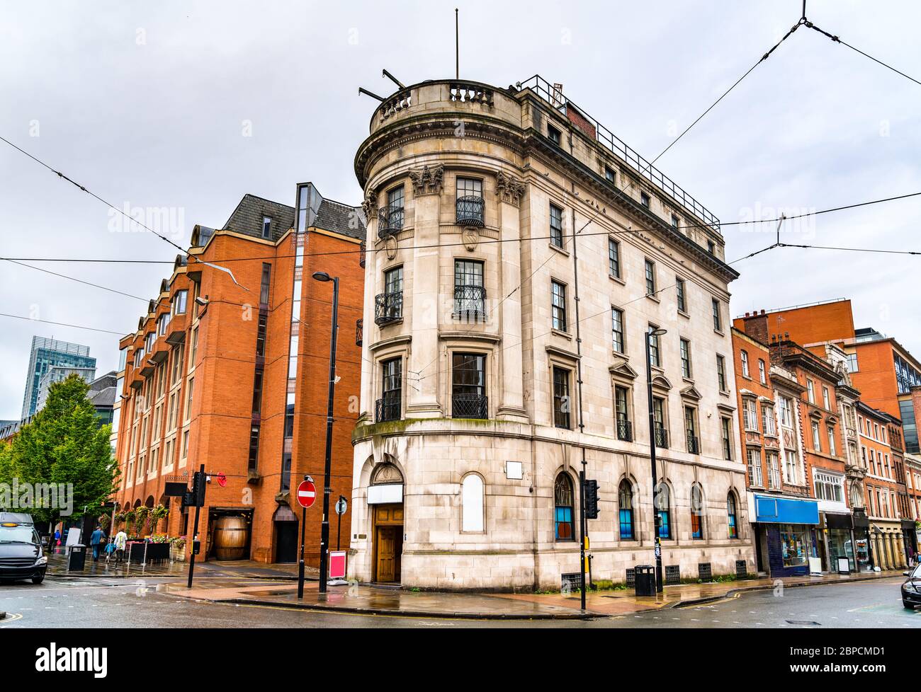 Architecture of Manchester in England Stock Photo - Alamy