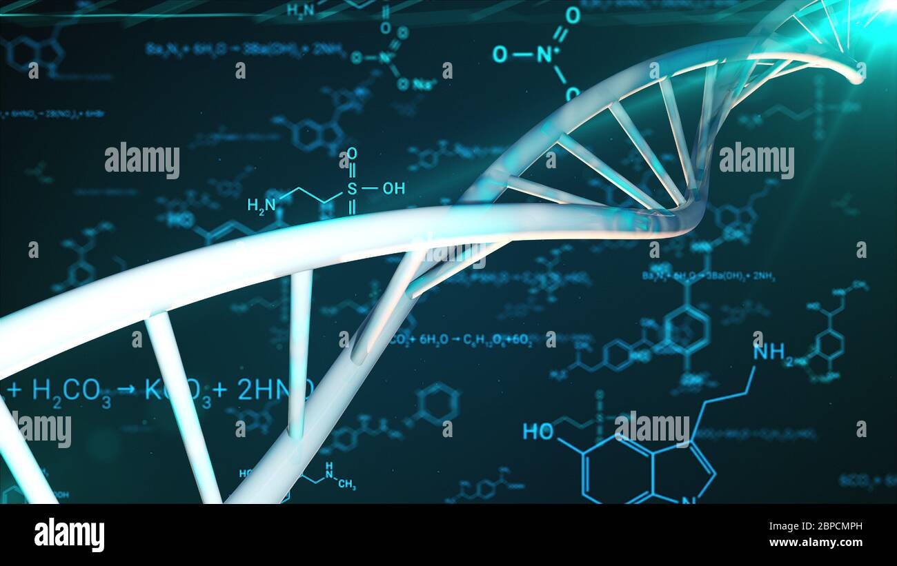 3d Dna Double Helix Wallpaper