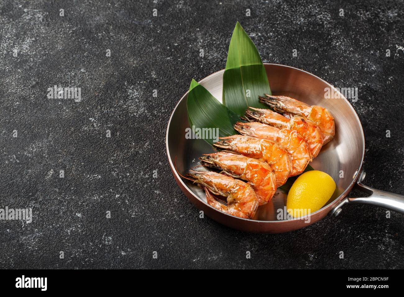Seafood tiger prawn barbecue hi-res stock photography and images - Alamy
