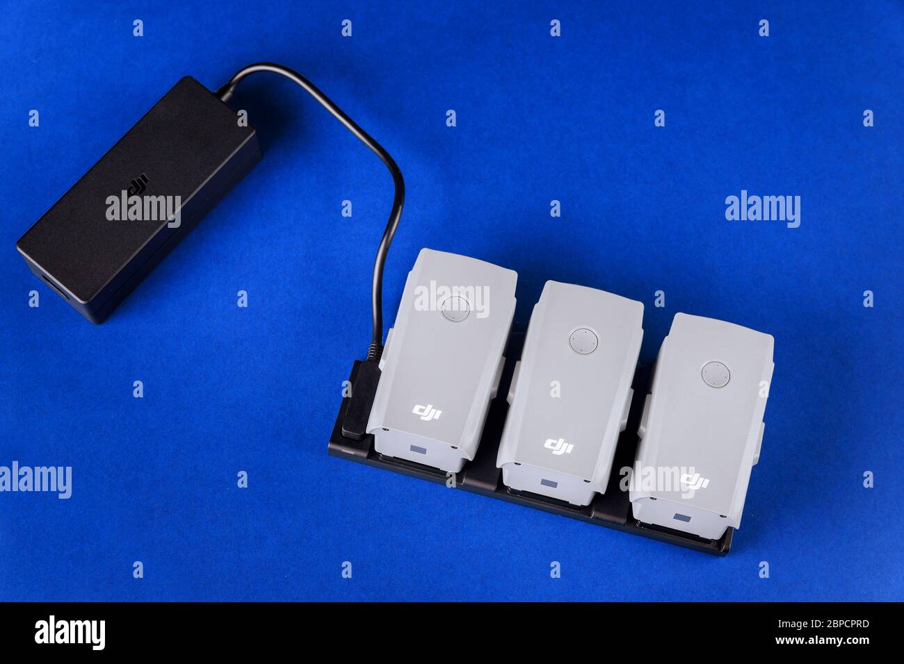 Los Angeles CA US 16 MAY 2020: Newest DJI Mavic Air 2 drone of lithium ...