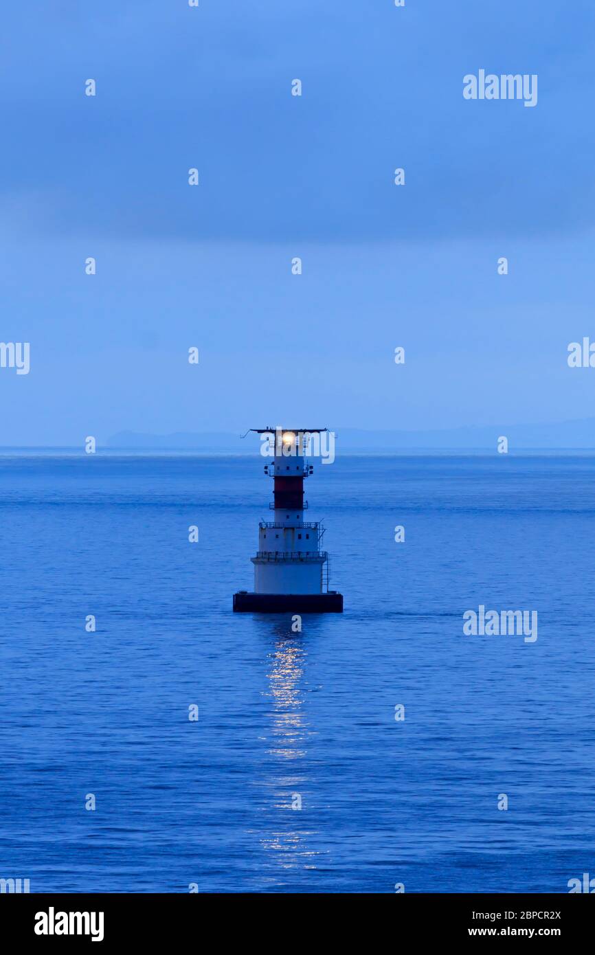 Kish Tower Lighthouse, Dublin Bay, County Dublin, Ireland Stock Photo ...