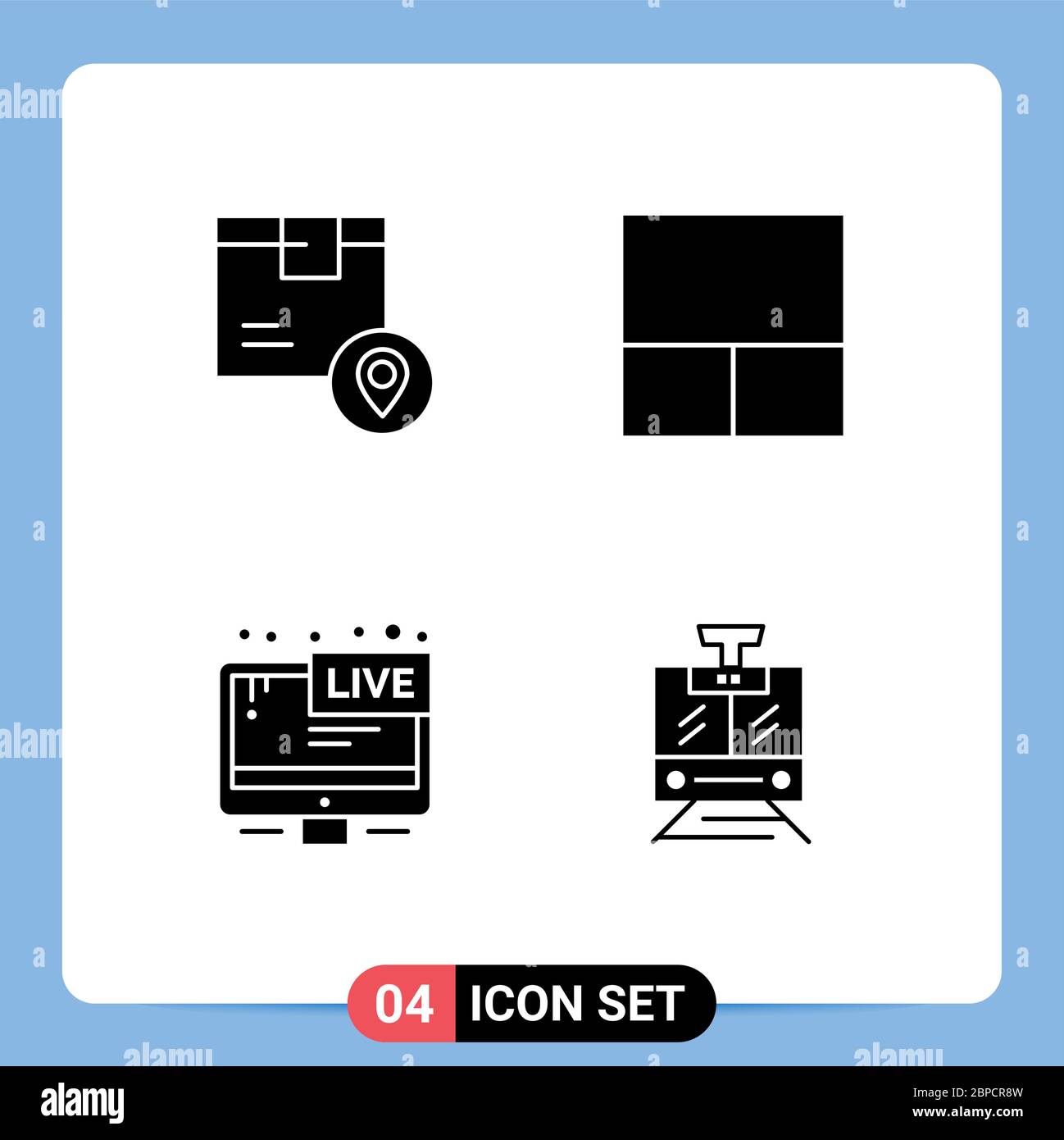 Tv news screen layout Stock Vector Images - Alamy
