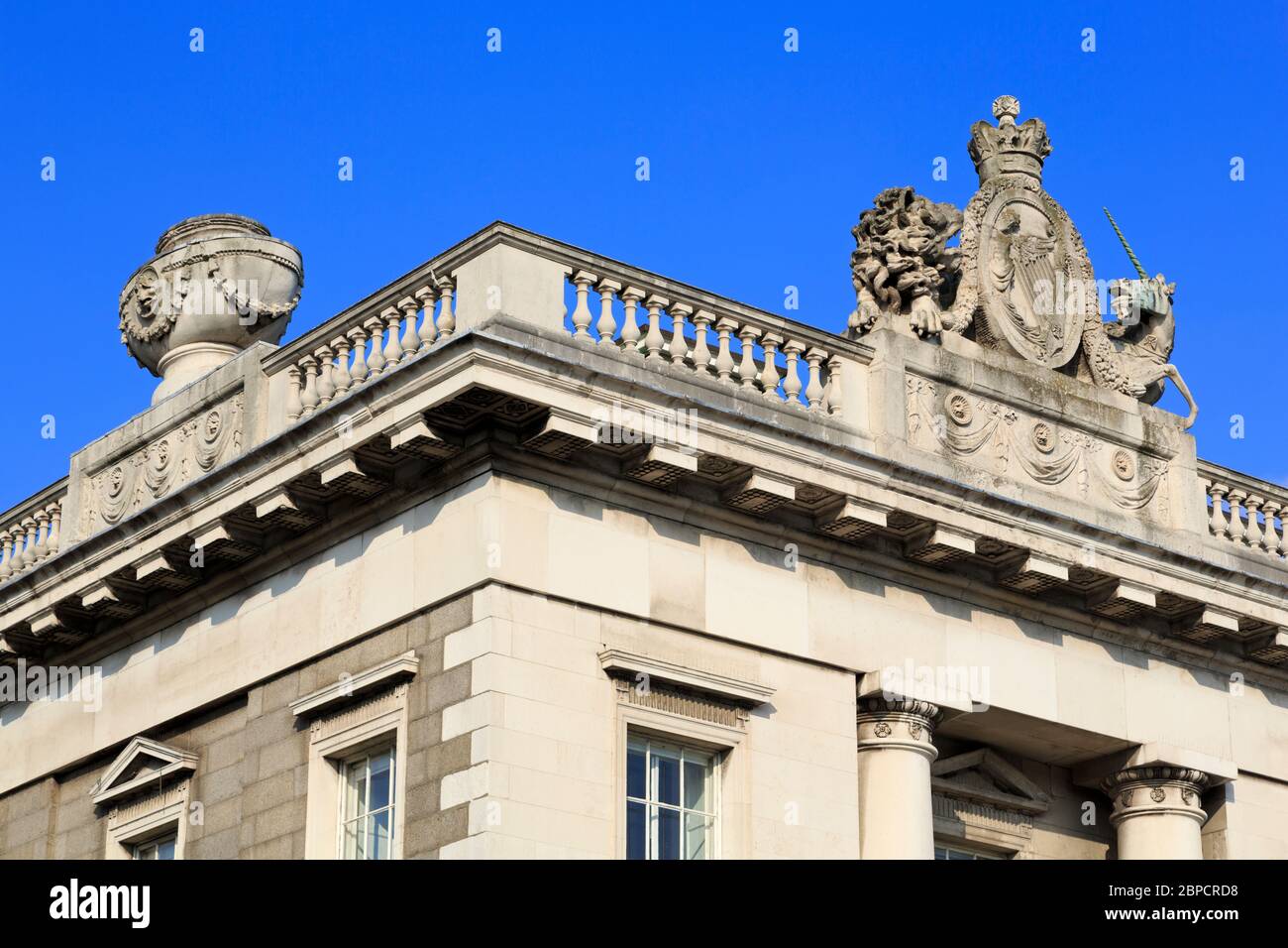 Custom House Building, Dublin City, County Dublin, Ireland, Europe ...