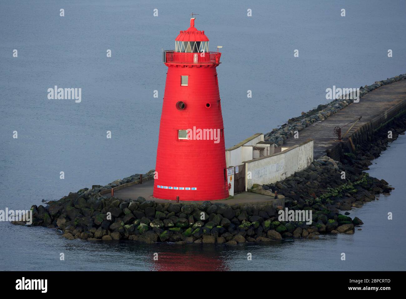 Poolbeg Lighthouse, Dublin City, County Dublin, Ireland Stock Photo - Alamy