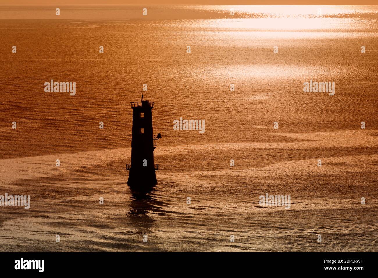 Northbull Lighthouse, Dublin Port, County Dublin, Ireland Stock Photo ...