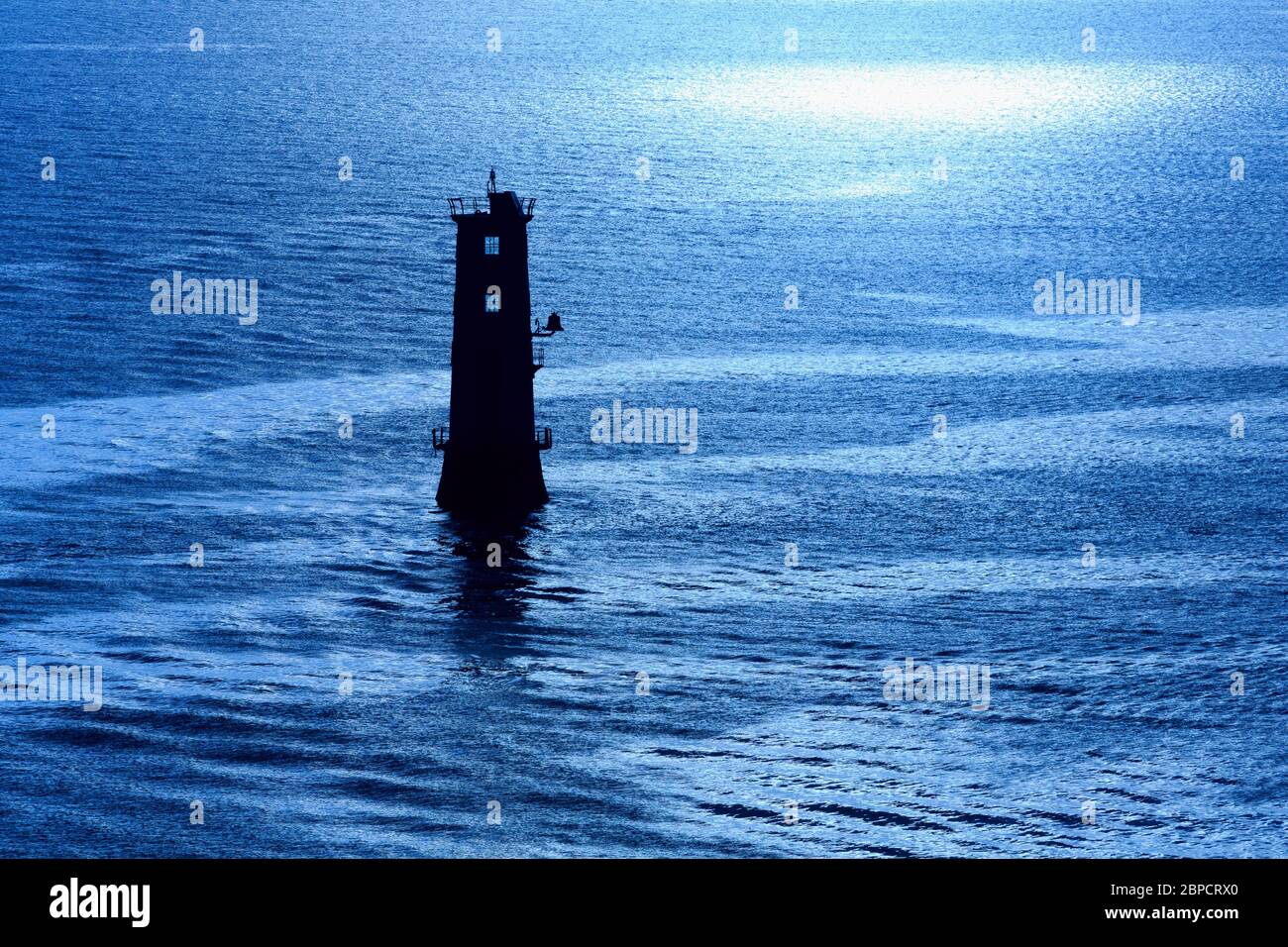 Northbull Lighthouse, Dublin Port, County Dublin, Ireland Stock Photo ...