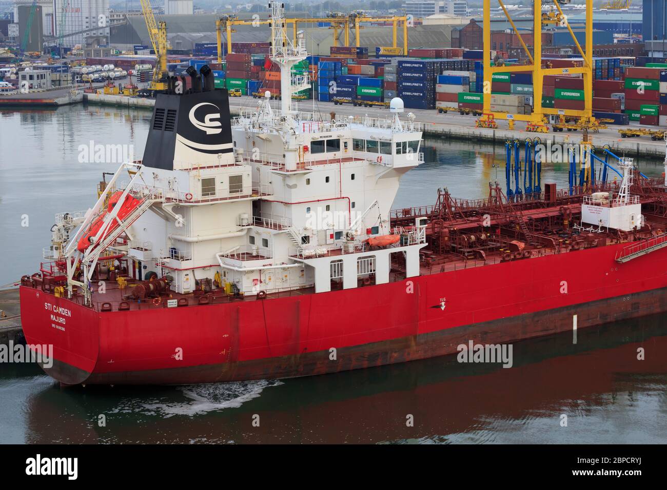 Oil Tanker, Dublin Port, County Dublin, Ireland Stock Photo - Alamy