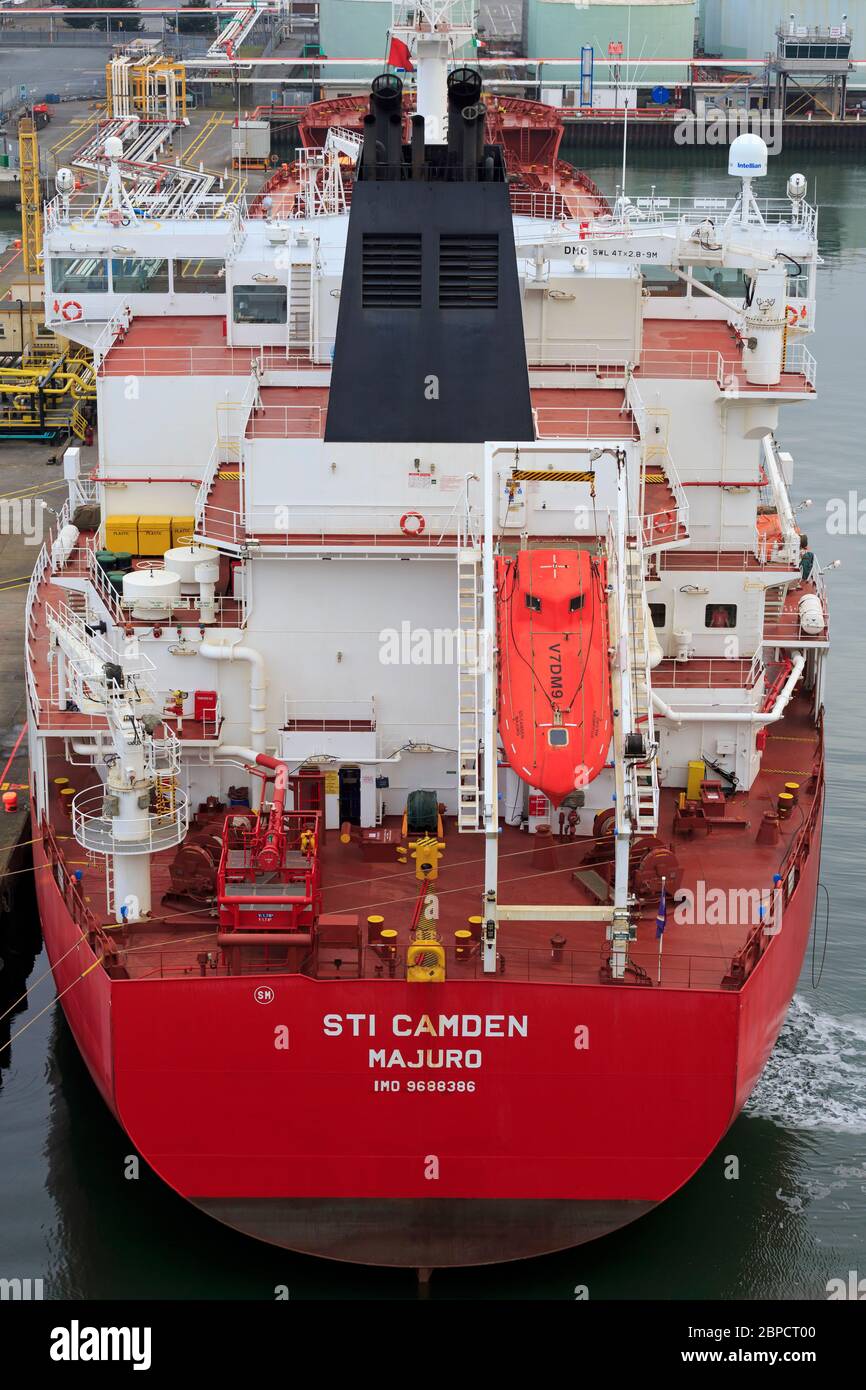 Oil Tanker, Dublin Port, County Dublin, Ireland Stock Photo - Alamy