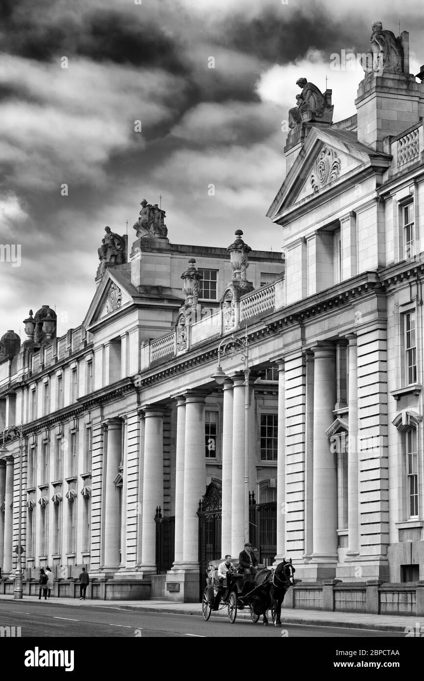 Leinster House, Dublin City, County Dublin, Ireland Stock Photo - Alamy