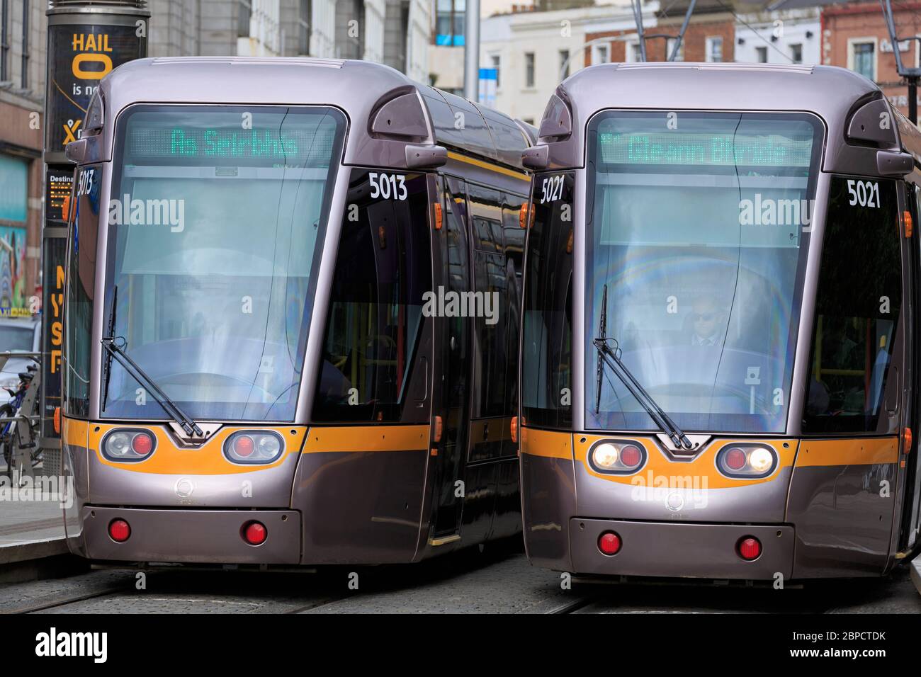Luas Tram, St. Stephen's Green, Dublin City, County Dublin, Ireland ...