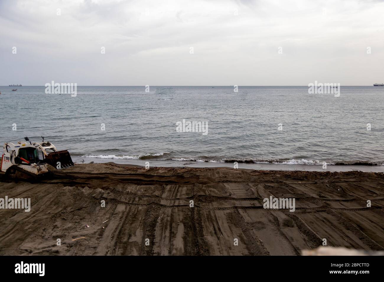 Salerno, Italy. 18th May, 2020. New rules for beaches during summer ...