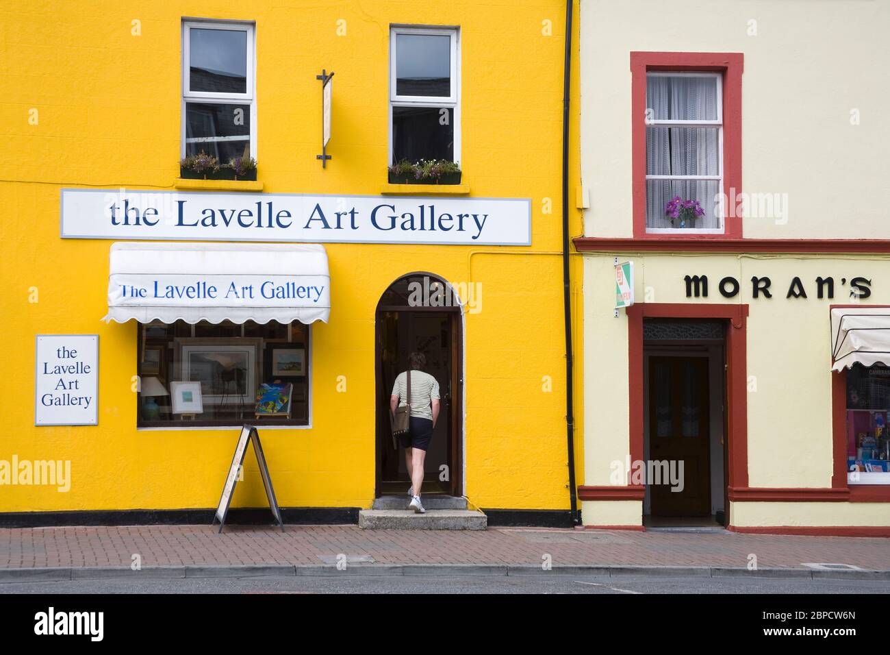 The Lavelle Art Gallery, Clifden Town, Connemara Region, County Galway ...