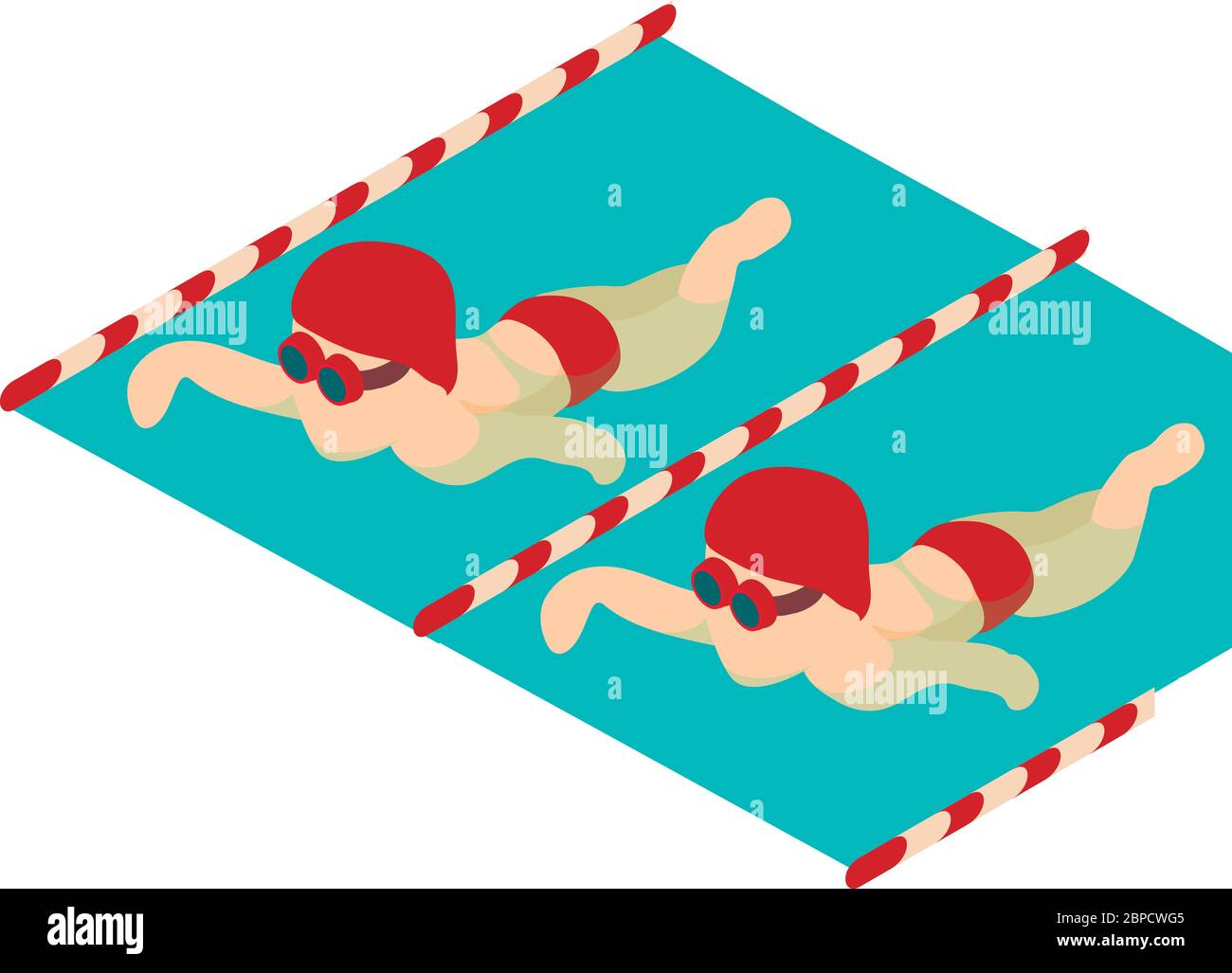 Olympic swimmer Cut Out Stock Images & Pictures - Alamy