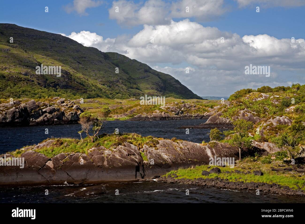 Upper lake, Killarney National Park, County Kerry, Ireland Stock Photo ...