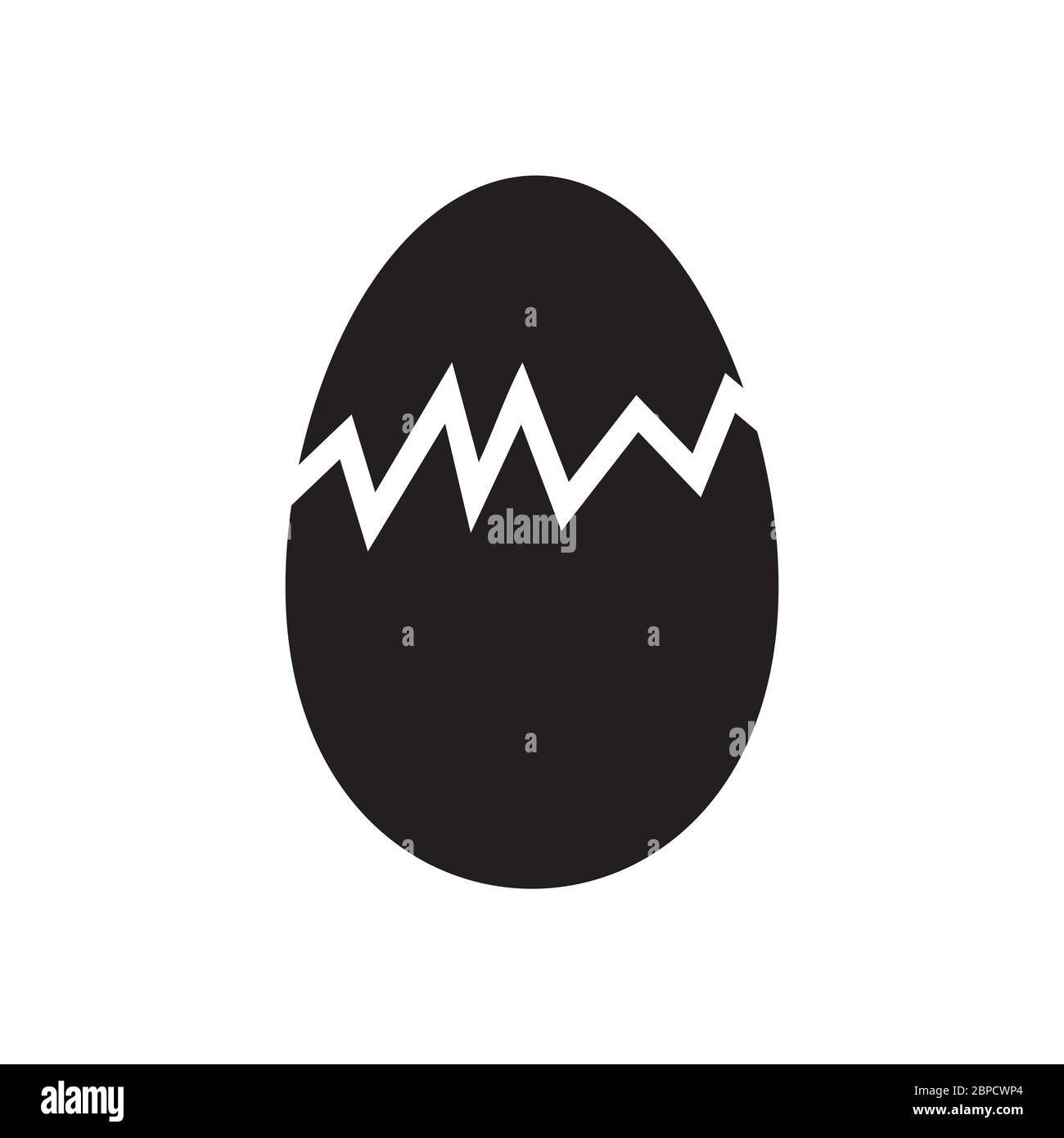 eggs hatch icon symbol vector isolated on white background Stock Vector ...