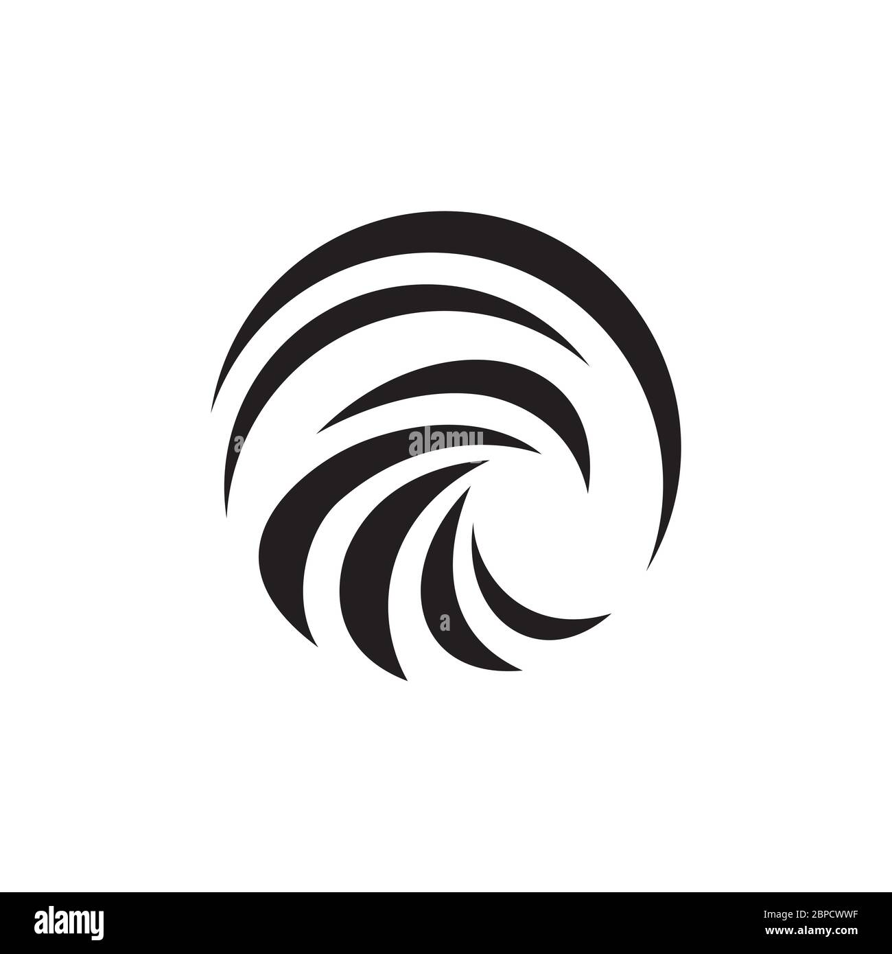 Circle swoosh hi-res stock photography and images - Alamy