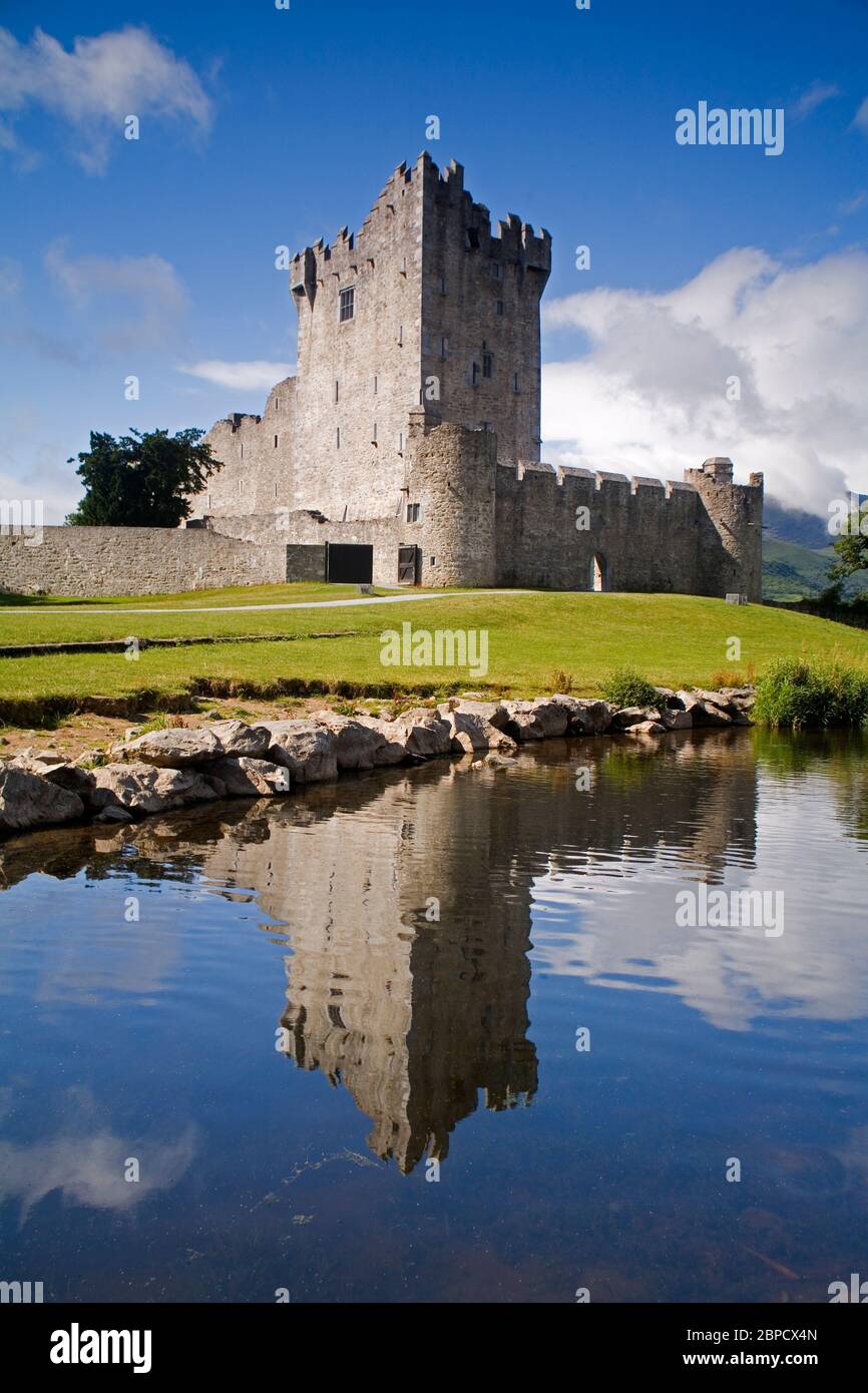 Ross Castle, Killarney National Park, County Kerry, Ireland Stock Photo ...