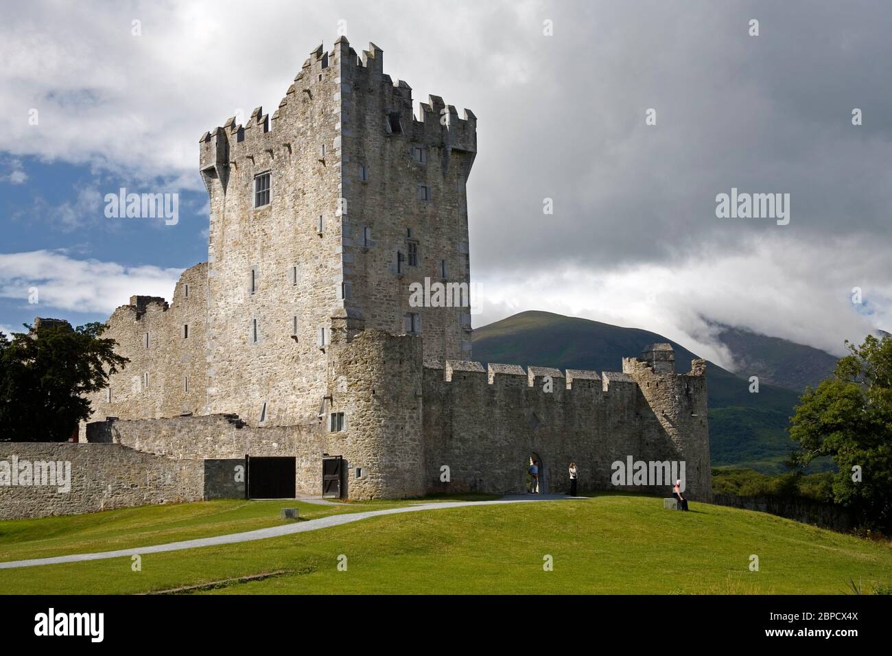 Ross Castle, Killarney National Park, County Kerry, Ireland Stock Photo ...