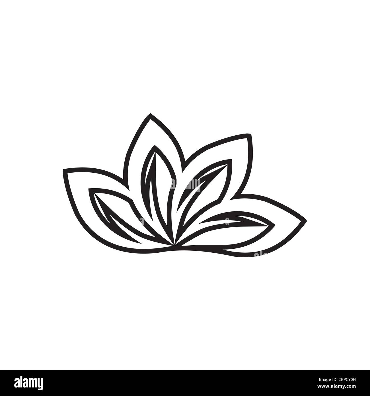 Palm leaves on pink background Cut Out Stock Images & Pictures - Alamy