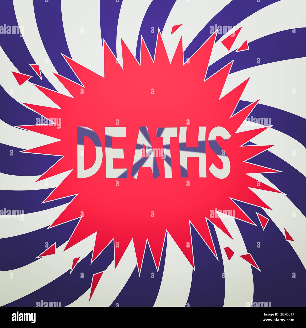 Word writing text Deaths. Business photo showcasing permanent cessation ...