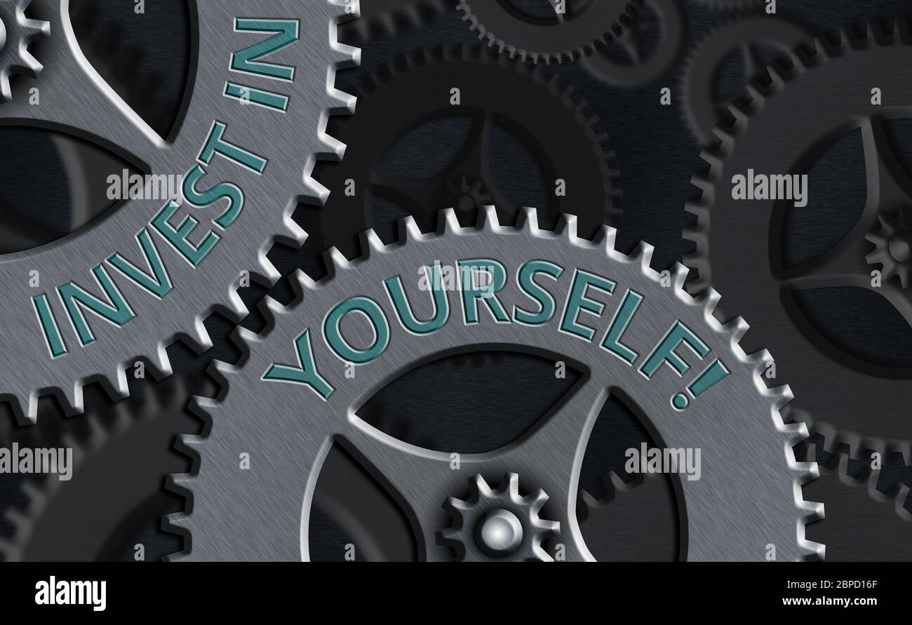 Text sign showing Invest In Yourself. Business photo text learn new ...