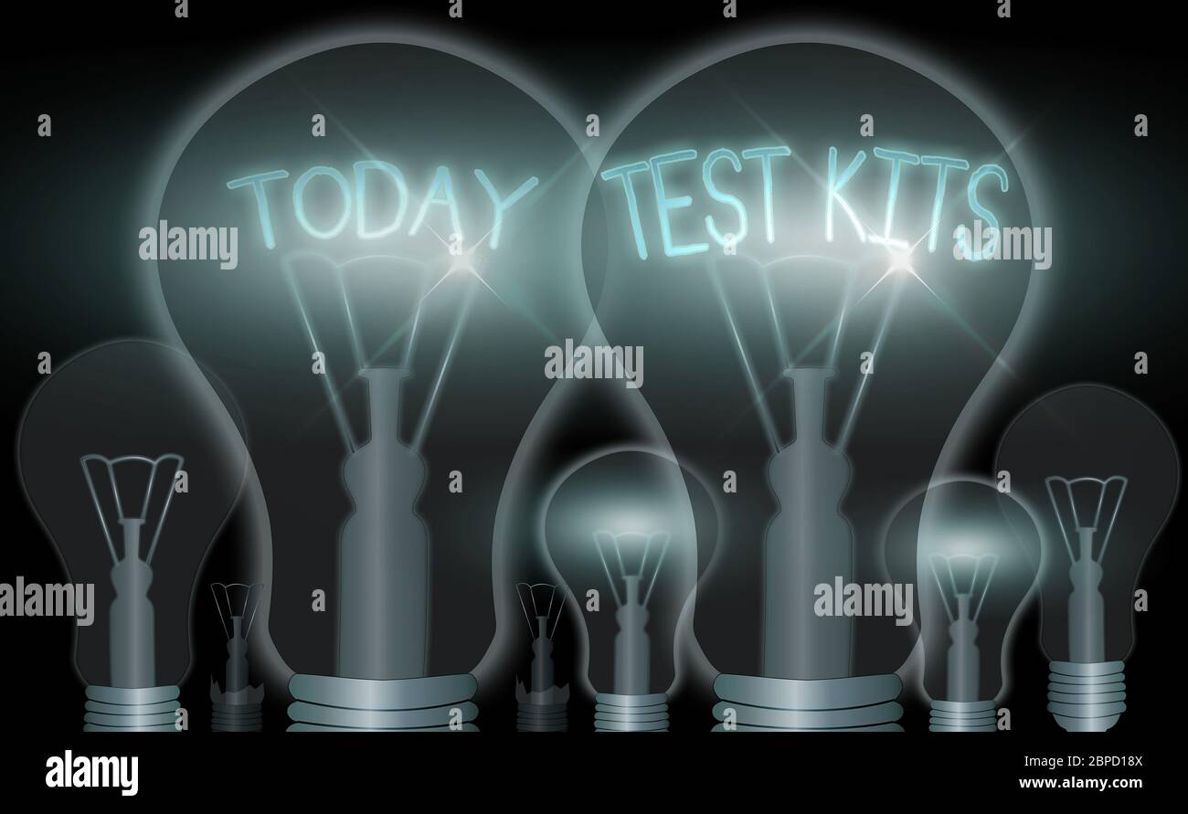 Conceptual hand writing showing Test Kits. Concept meaning tools used ...