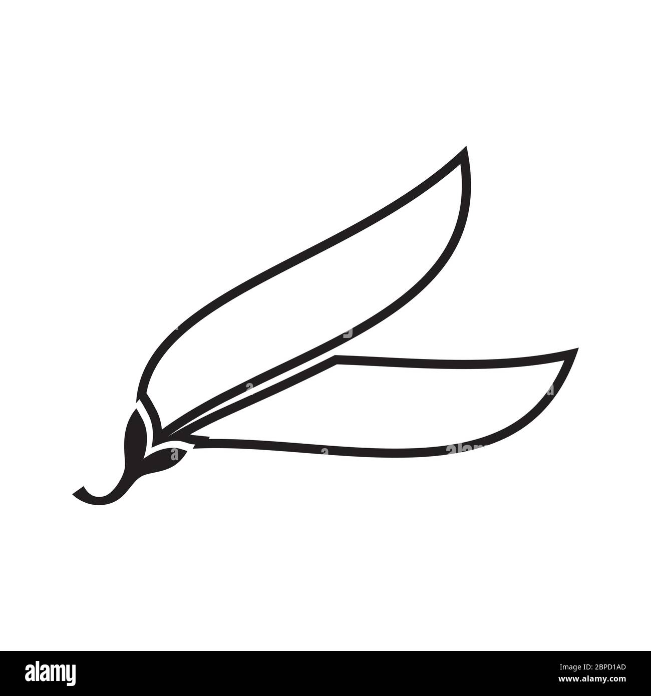 pea lines icon symbol vector isolated on white background Stock Vector ...