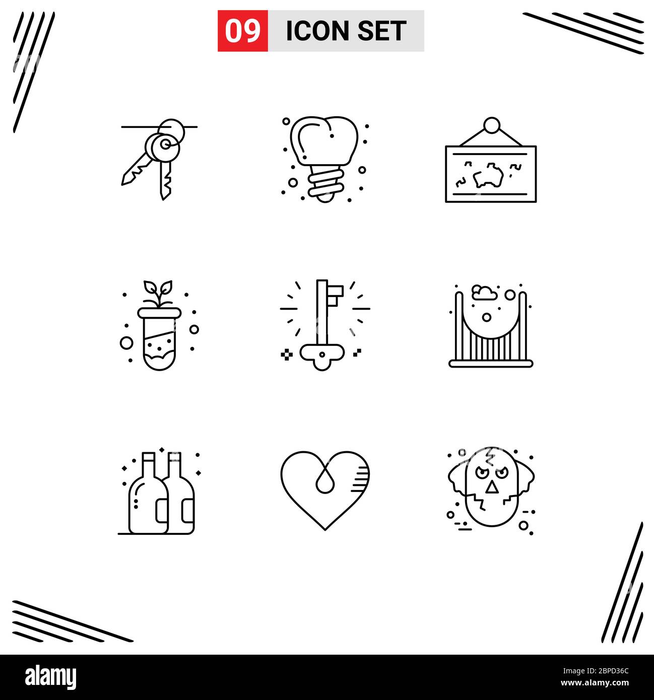 Map symbols and keys hi-res stock photography and images - Alamy
