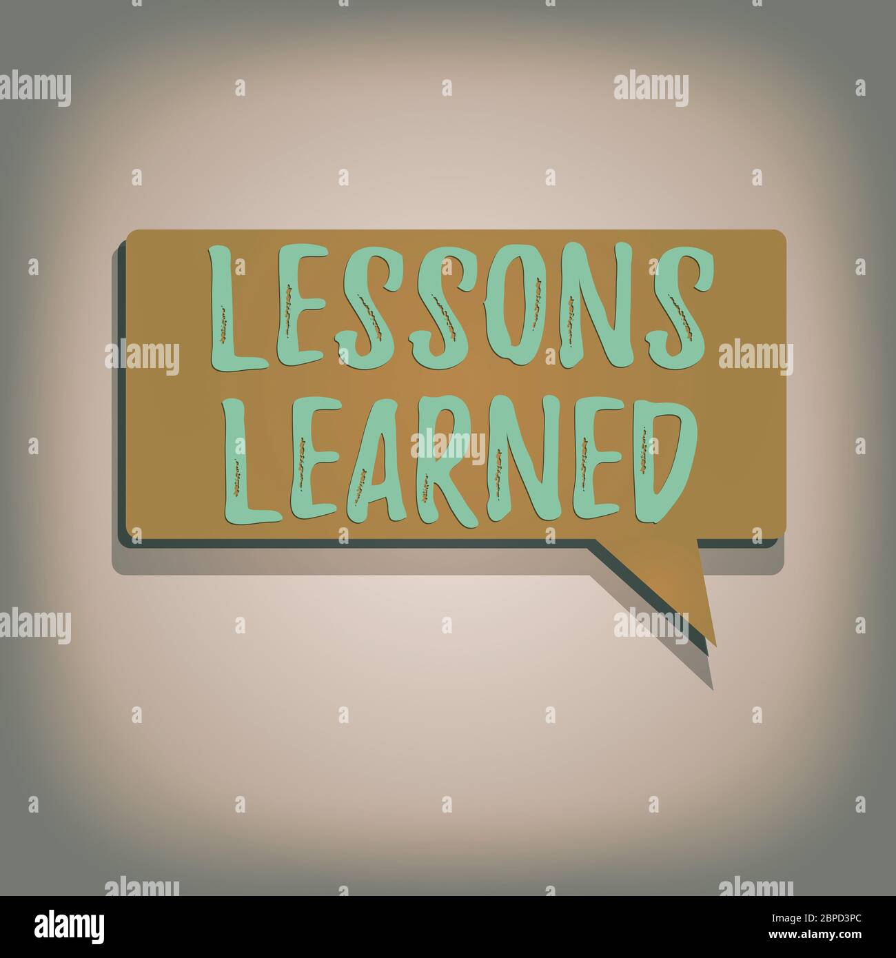 Handwriting text Lessons Learned. Conceptual photo the knowledge or ...