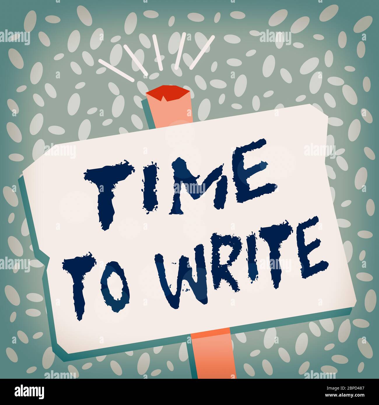 Writing note showing Time To Write. Business concept for to record ...