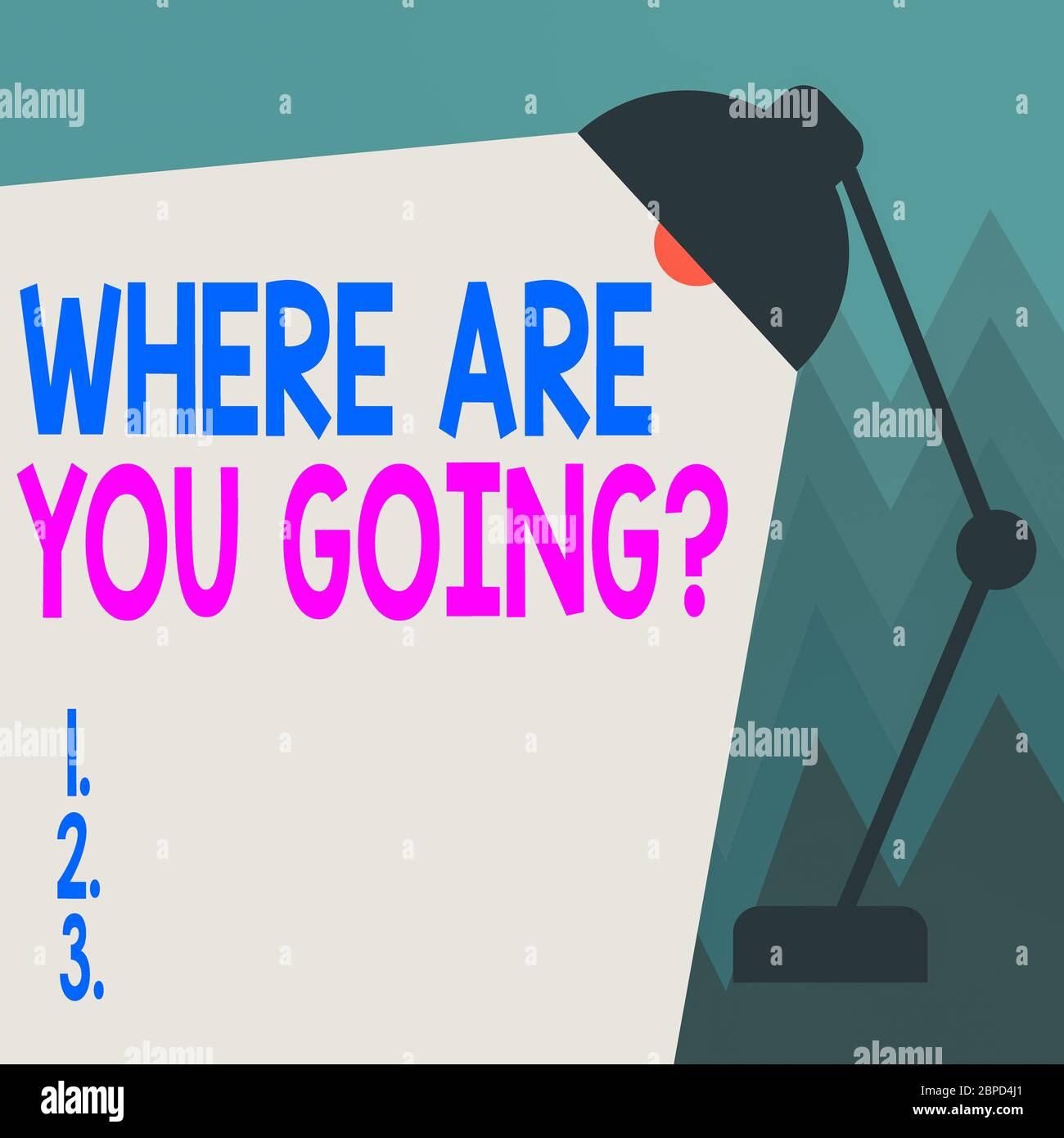 Conceptual hand writing showing Where Are You Goingquestion. Concept ...