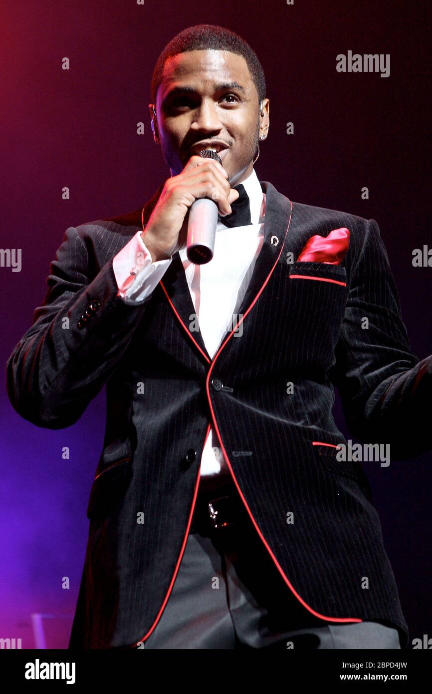 New York, NY, USA. 25 November, 2011. Trey Songz performs at the Trey ...