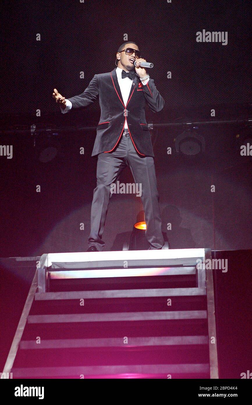 New York, NY, USA. 25 November, 2011. Trey Songz performs at the Trey ...