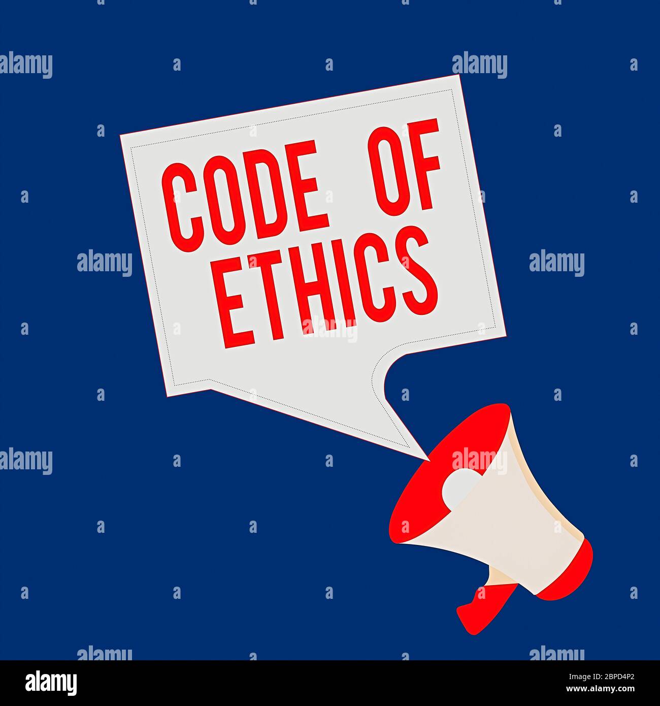 Writing note showing Code Of Ethics. Business concept for basic guide ...