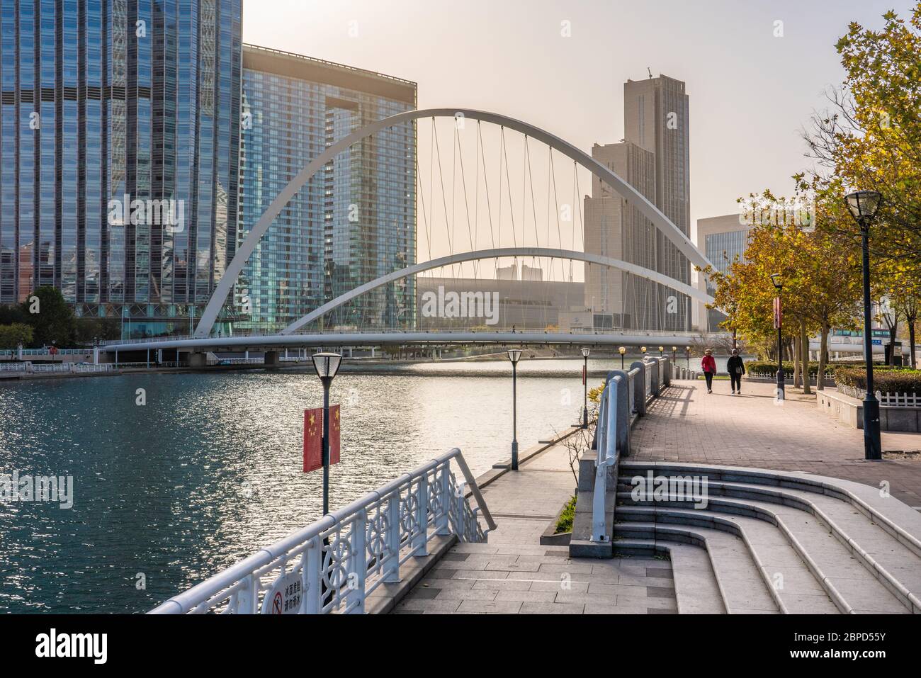 TIANJIN, CHINA - NOVEMBER 18: This is a view of Dagu Bridge, a famous ...