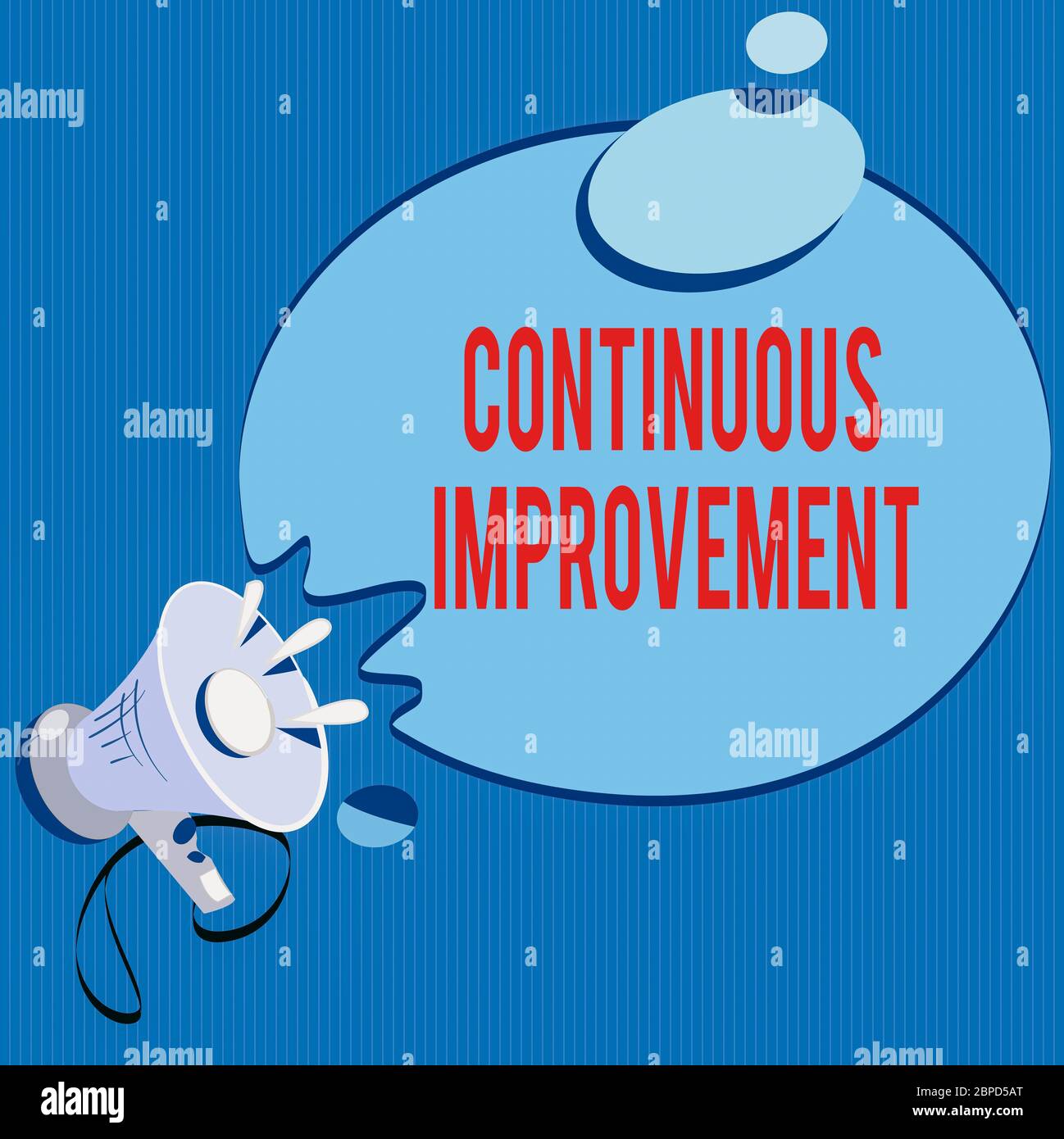 Text sign showing Continuous Improvement. Business photo showcasing ...