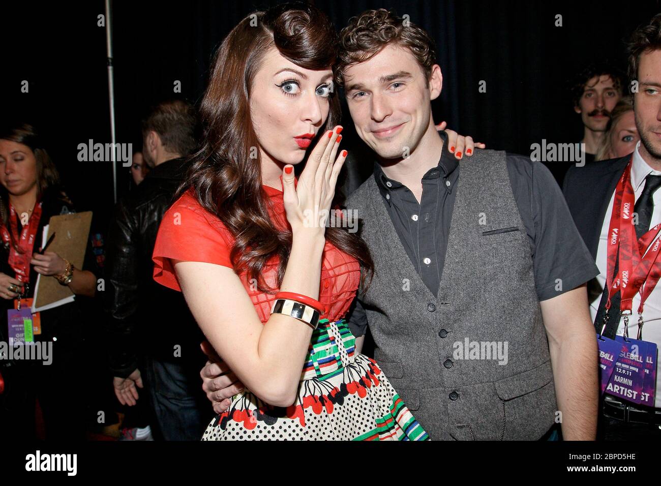 New York, NY, USA. 9 December, 2011. Amy Heidemann, Nick Noonan, of ...