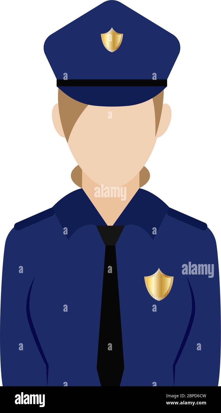 Isolated policewoman icon Stock Vector Image & Art - Alamy