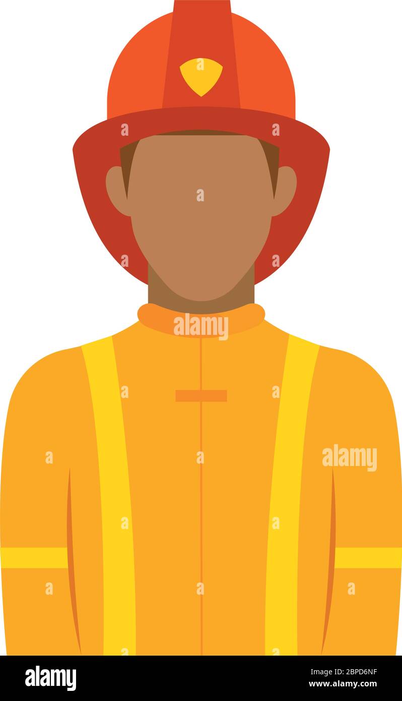 Isolated fire man icon Stock Vector Image & Art - Alamy