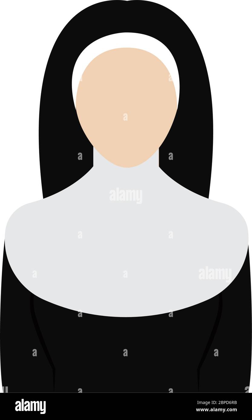 Isolated nun icon Stock Vector Image & Art - Alamy