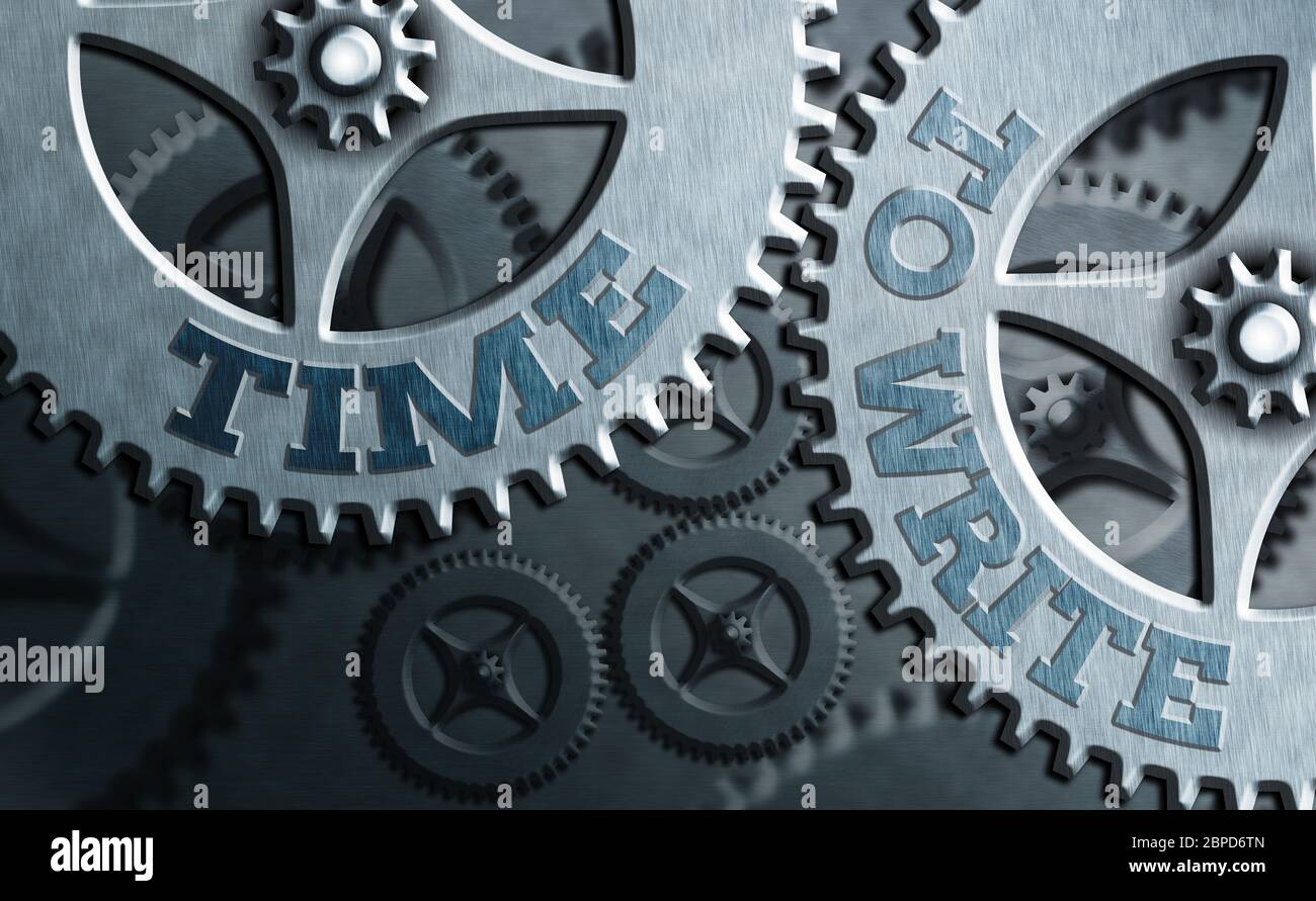 Writing note showing Time To Write. Business concept for to record ...