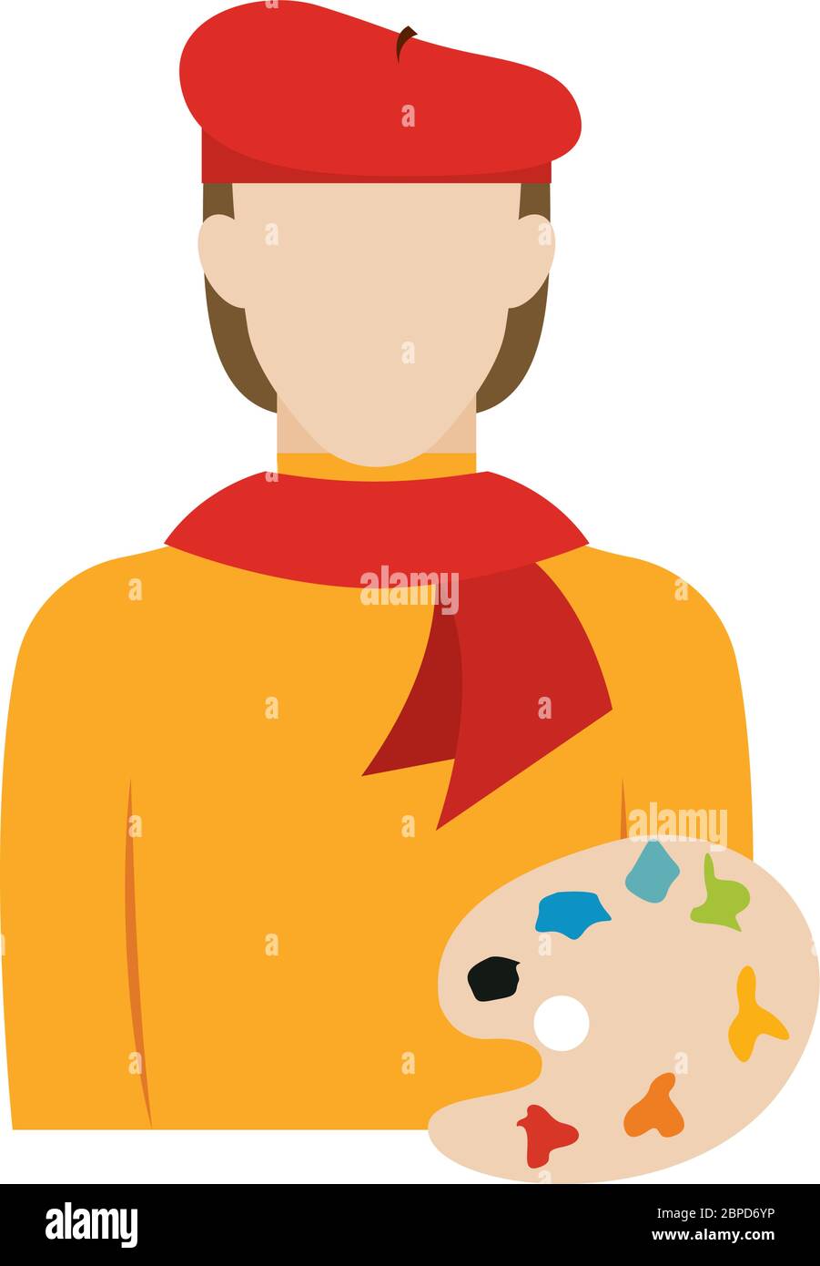 Isolated painter icon Stock Vector Image & Art - Alamy