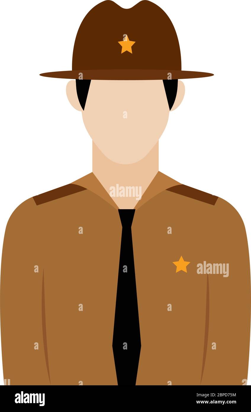 Isolated ranger icon Stock Vector Image & Art - Alamy