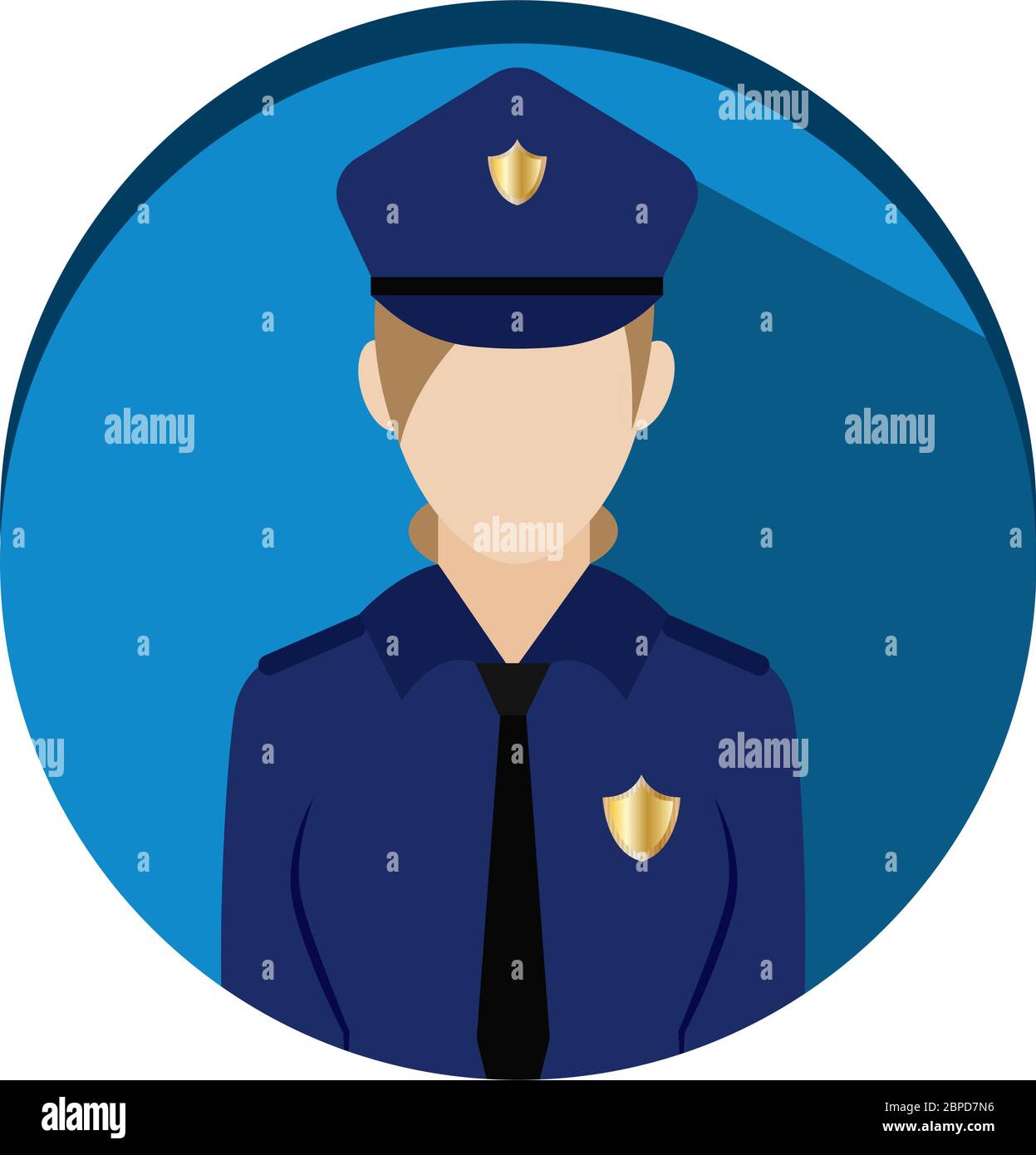 Isolated policewoman icon Stock Vector Image & Art - Alamy