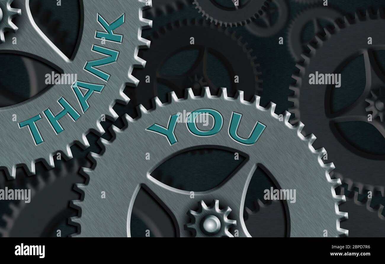 Text sign showing Thank You. Business photo text a polite expression ...