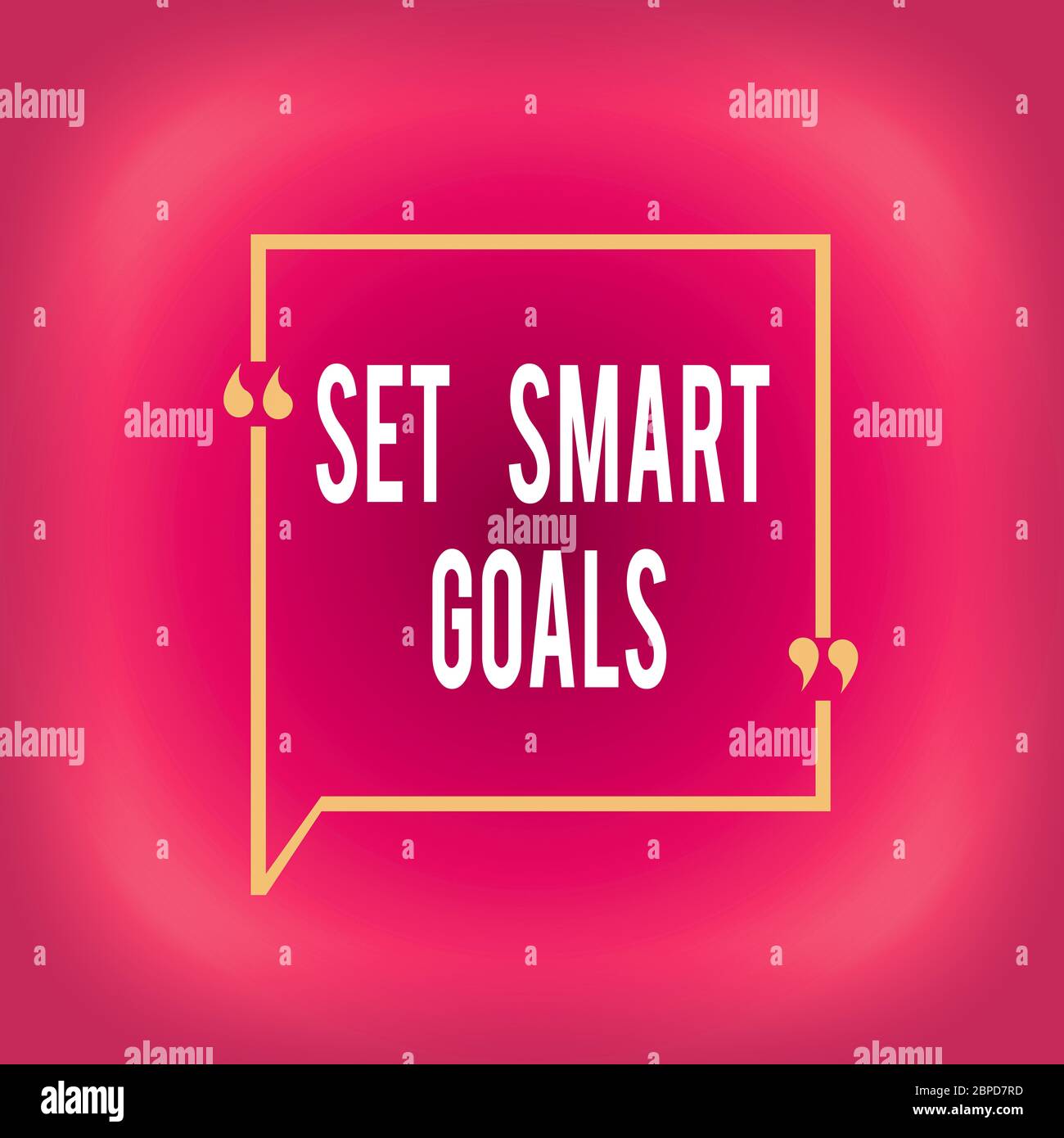 Writing note showing Set Smart Goals. Business concept for giving ...